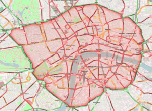 Congestion Charge Area Map